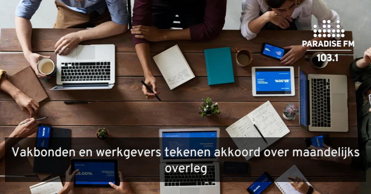Vakbonden en werkgevers tekenen akkoord over maandelijks overleg ... Vakbonden en werkgevers tekenen akkoord over maandelijks overleg ...